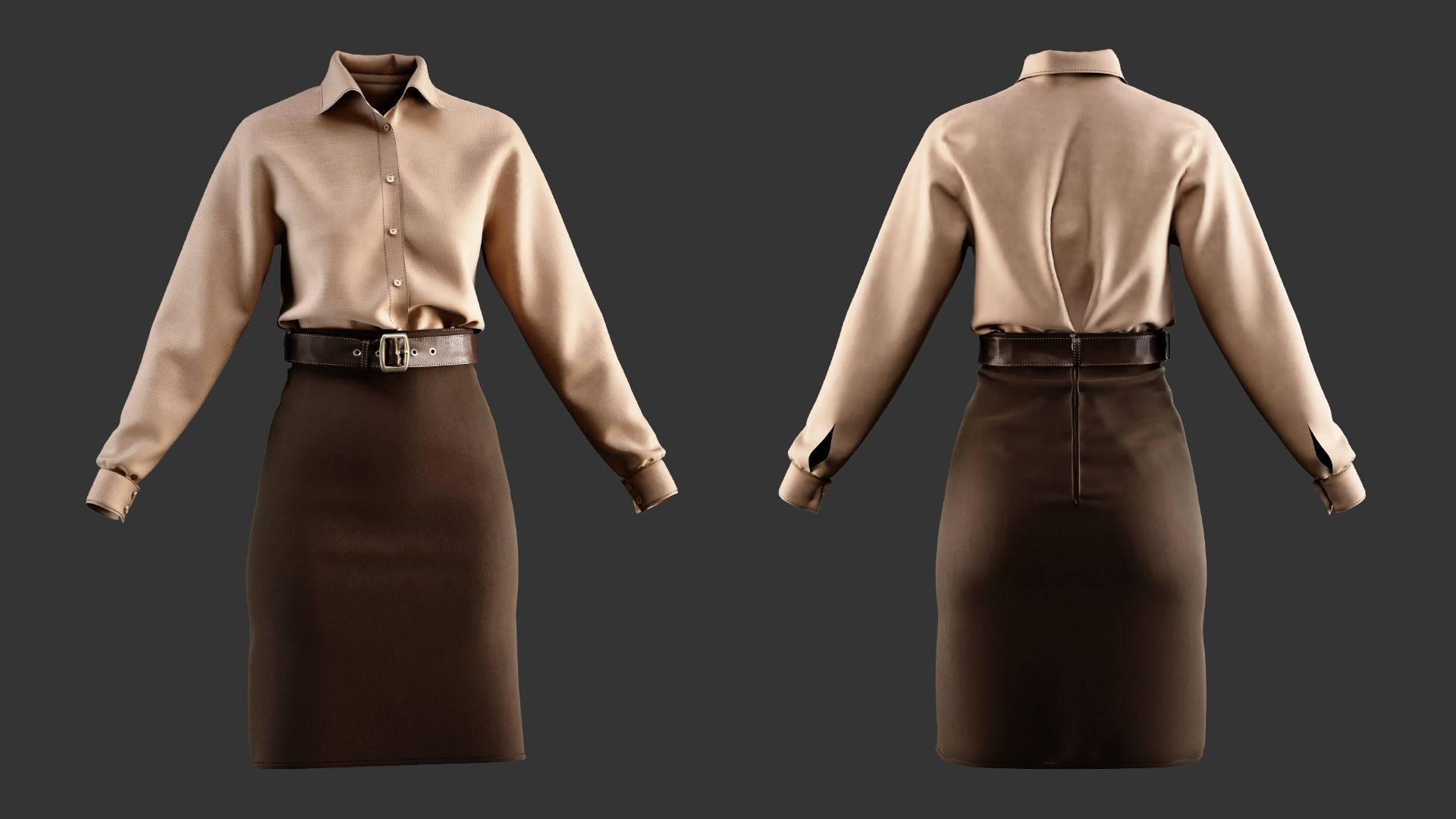 5 SET OF CLOTHES - VOL 01 3D model | CGTrader