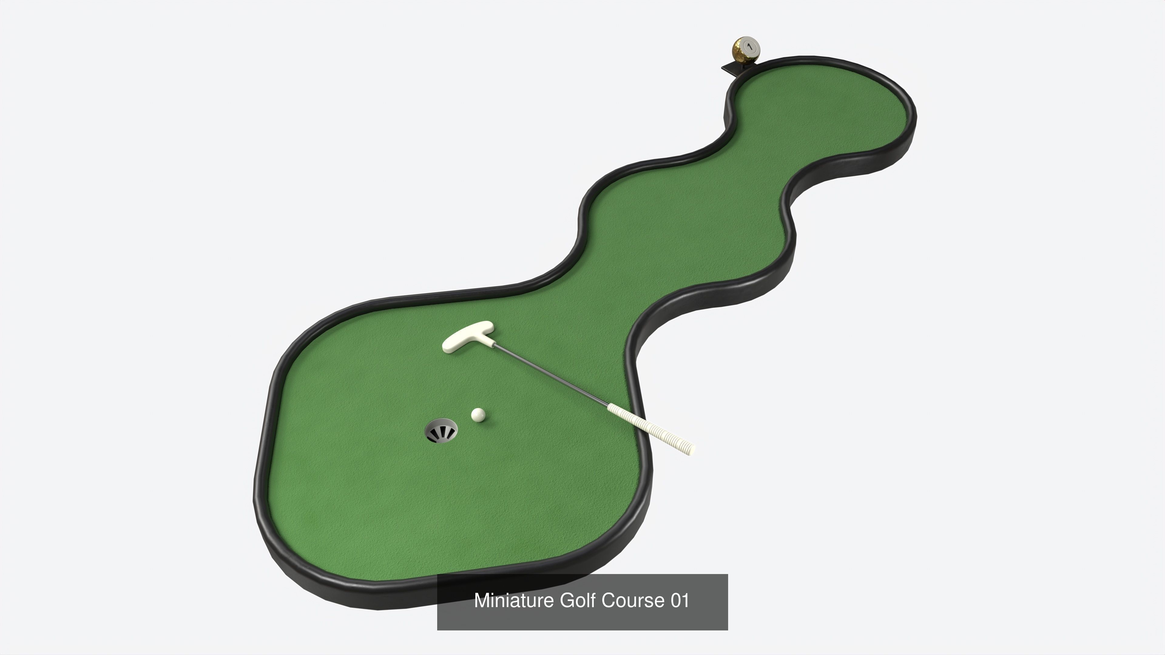 Miniature Golf Courses Collection | CGTrader