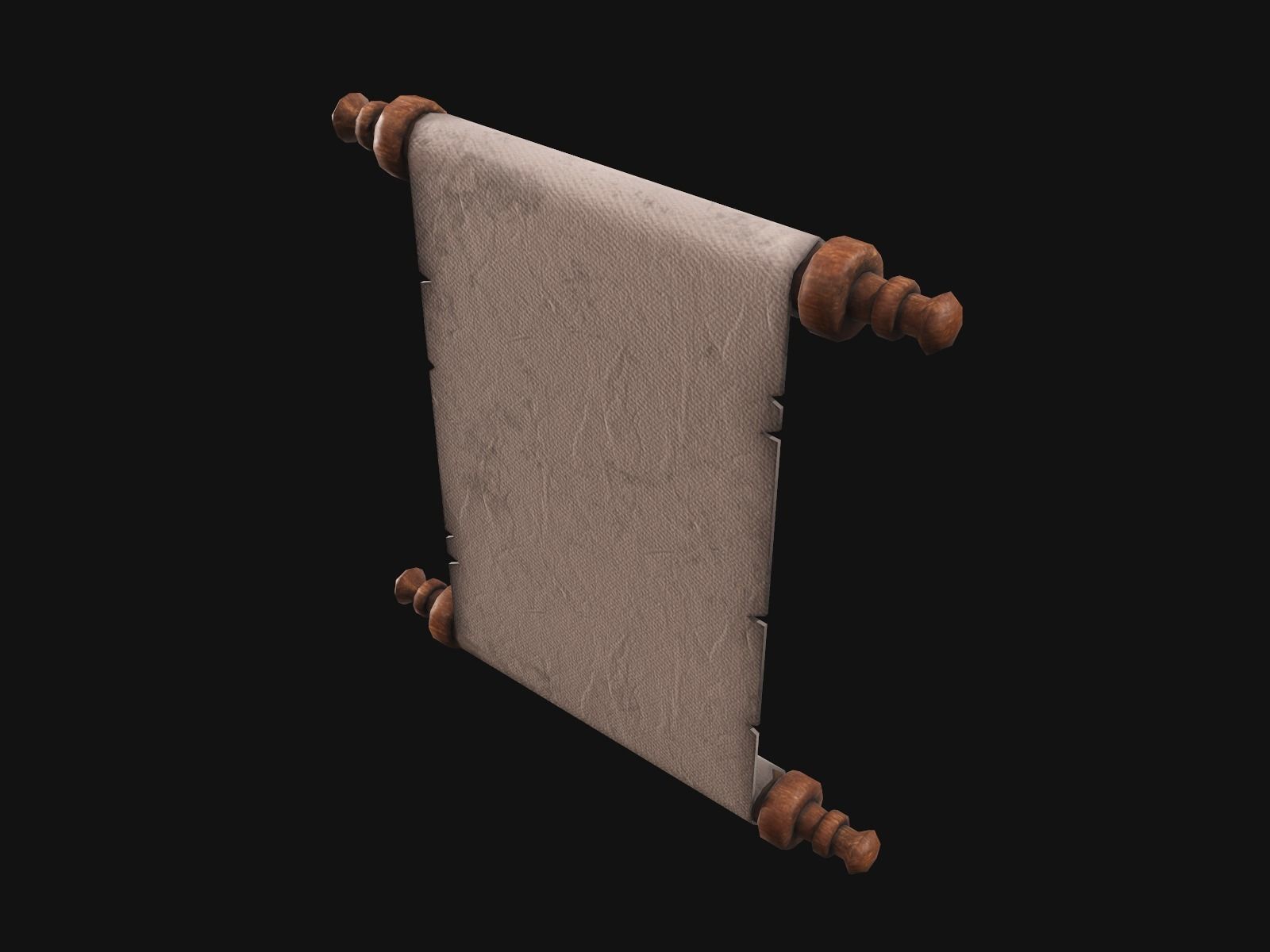 3D model Old Paper Scroll 3D model VR / AR / low-poly | CGTrader