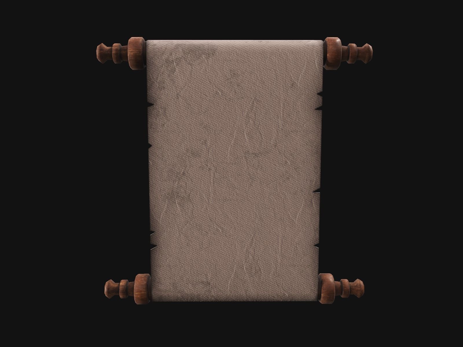 3D model Old Paper Scroll 3D model VR / AR / low-poly | CGTrader