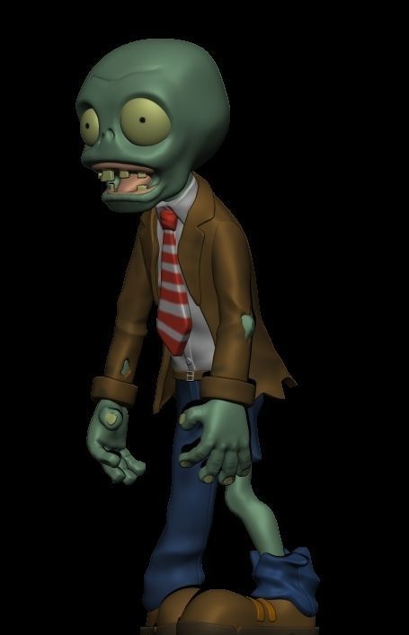 Zombie-Plants Vs Zombies 3D model 3D printable | CGTrader