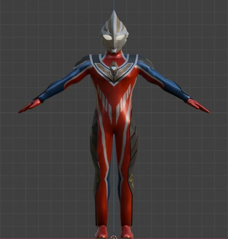 Ultraman Gaia SSV Super Supereme Version 3D model | CGTrader