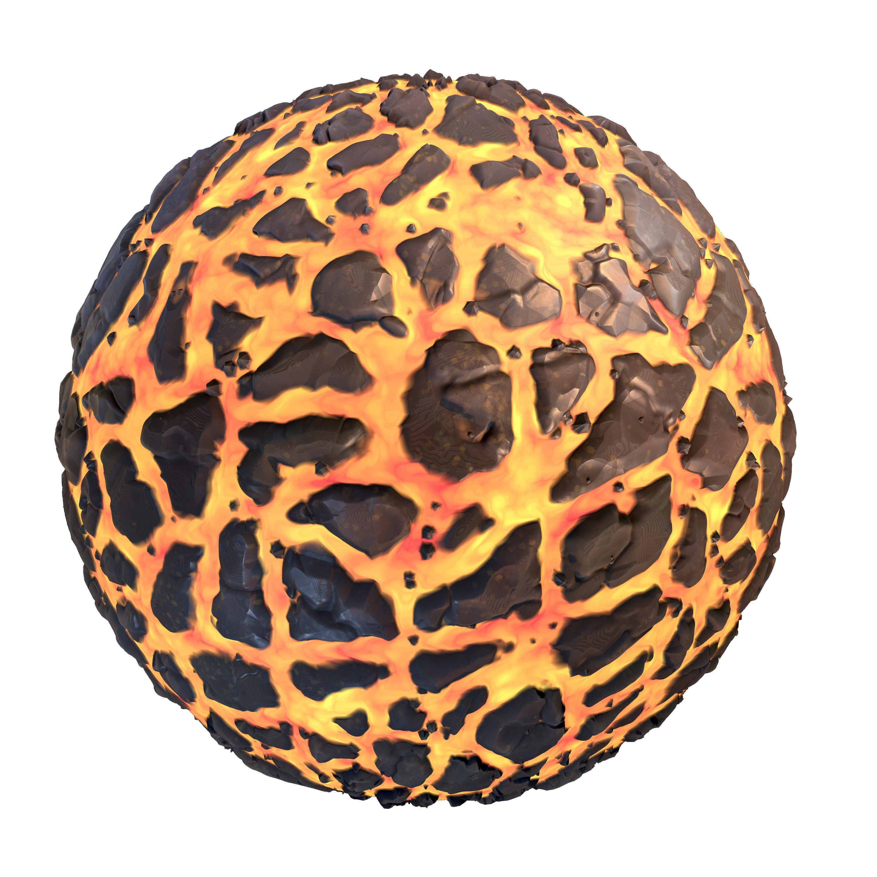 Texture Stylized PBR Texture - Lava VR / AR / low-poly | CGTrader