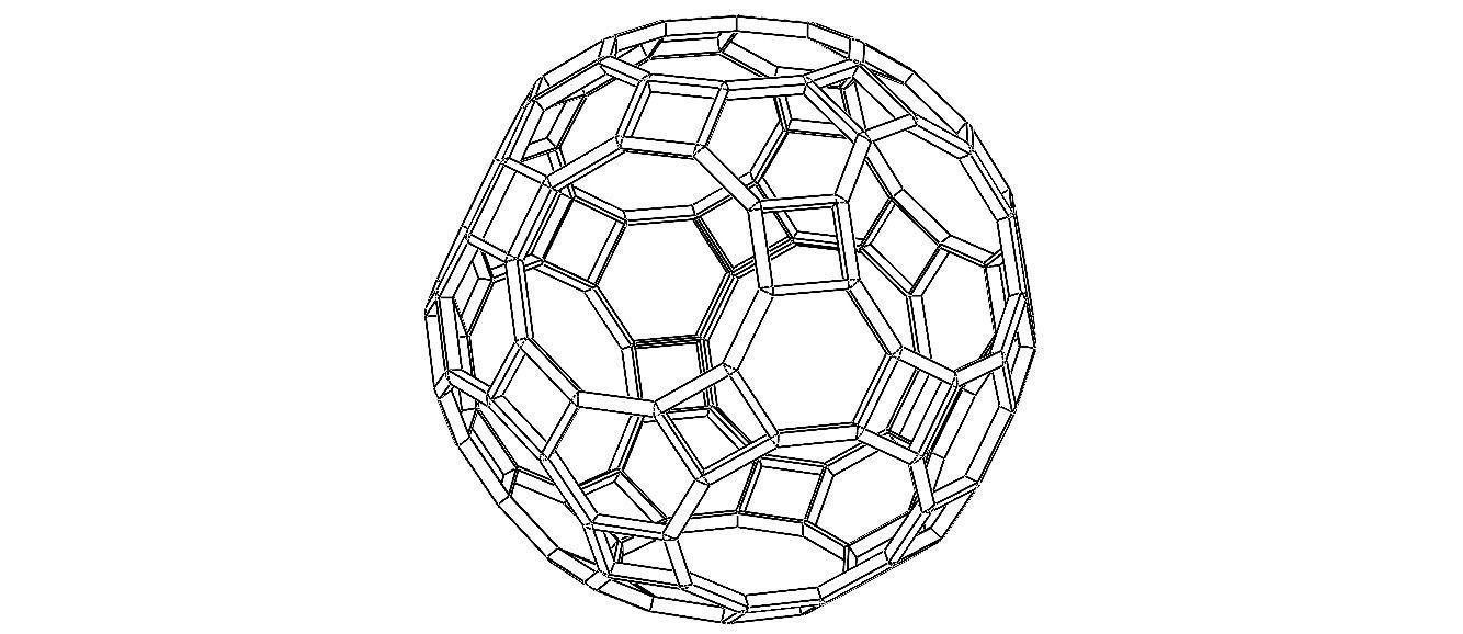 Wireframe Shape Great Rhombicosidodecahedron 3D model 3D printable ...