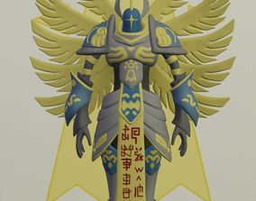 Goddramon Modelo 3d Digimon Angemon" 3D Models To Print Yeggi