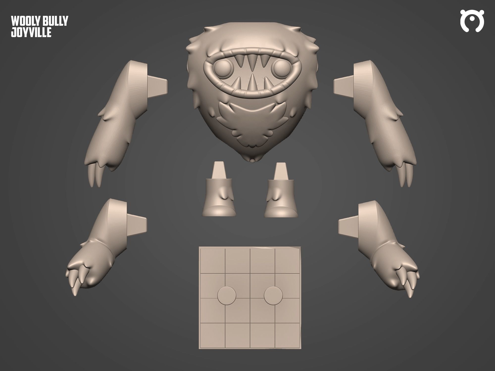 Wooly Bully - Joyville 3D model 3D printable | CGTrader