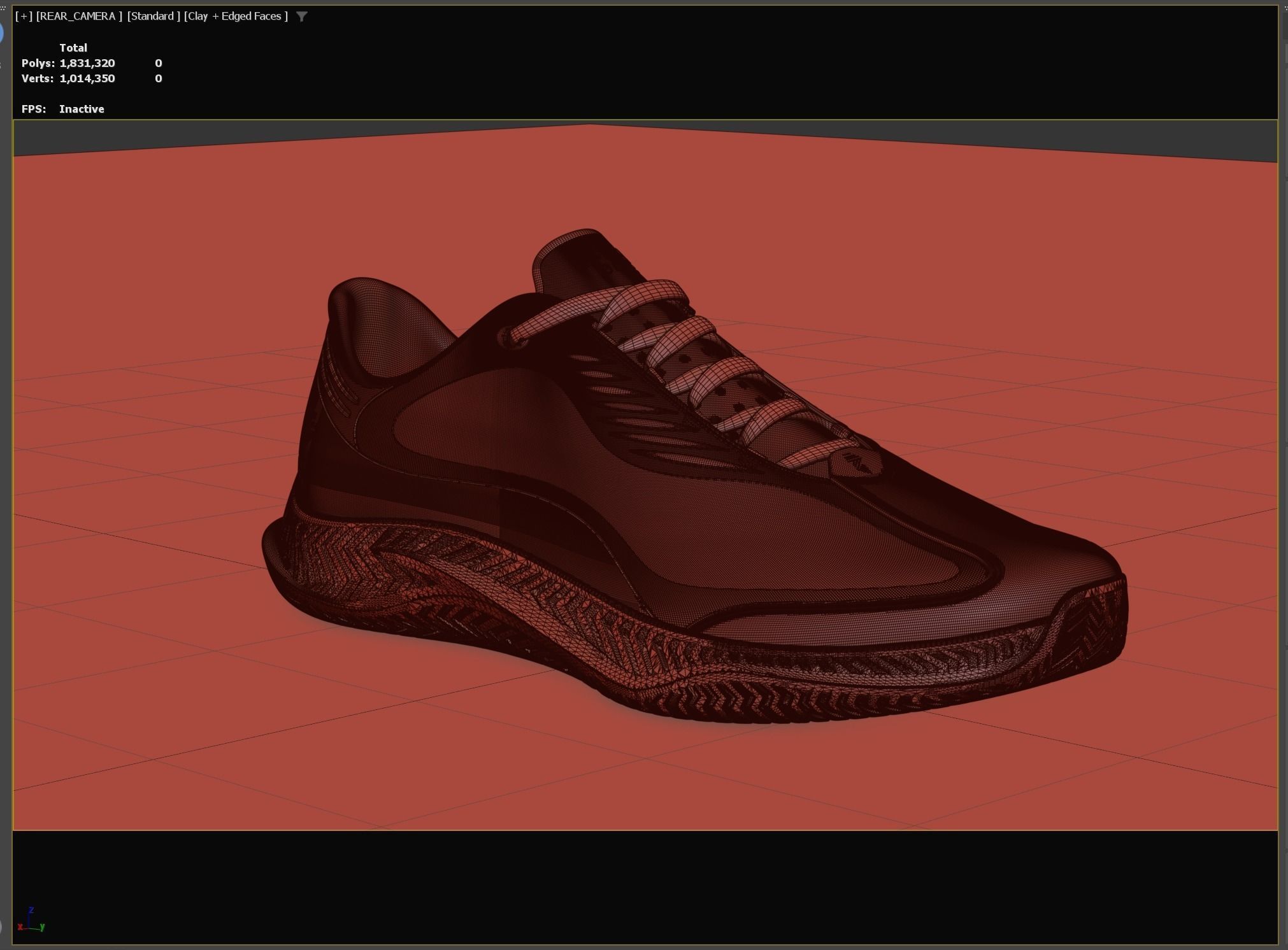 Sneaker - Training shoes free 3D model | CGTrader