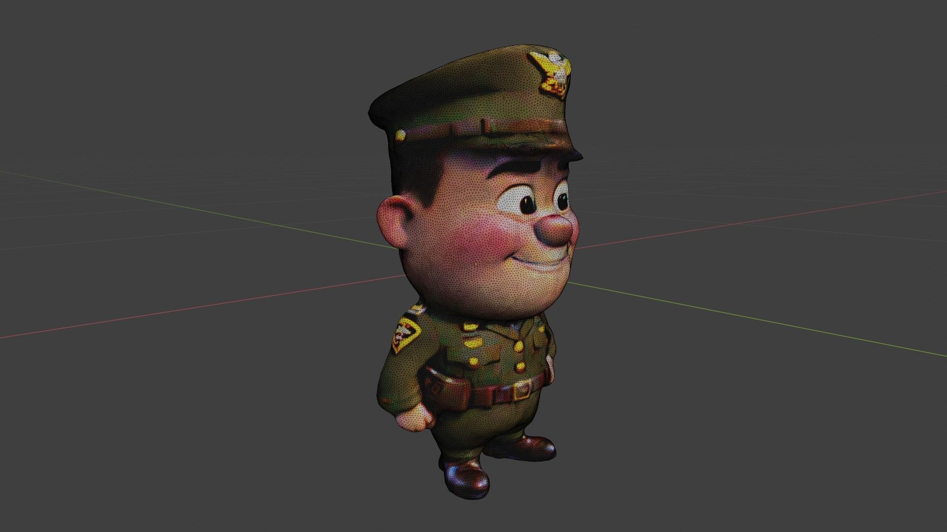 3D model World War II American Soldier VR / AR / low-poly | CGTrader