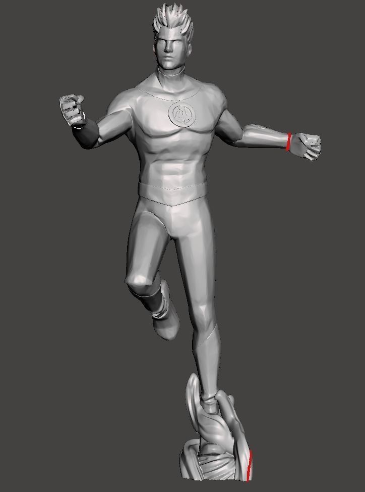 human torch 3d model for 3d printing 3D model 3D printable | CGTrader
