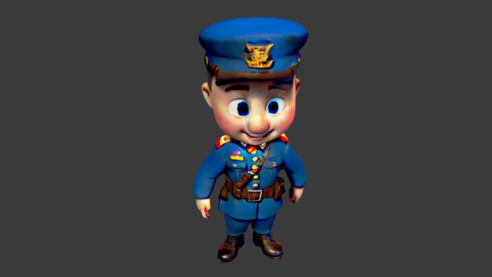 3D model World War II Pilot Soldier VR / AR / low-poly | CGTrader