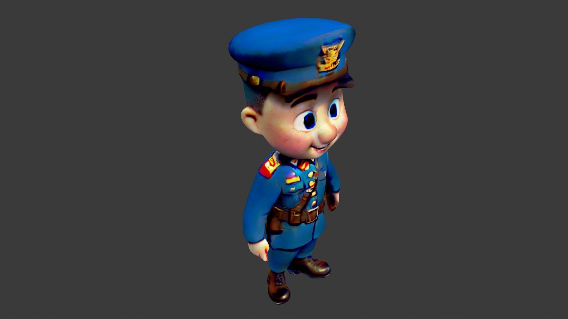 3D model World War II Pilot Soldier VR / AR / low-poly | CGTrader