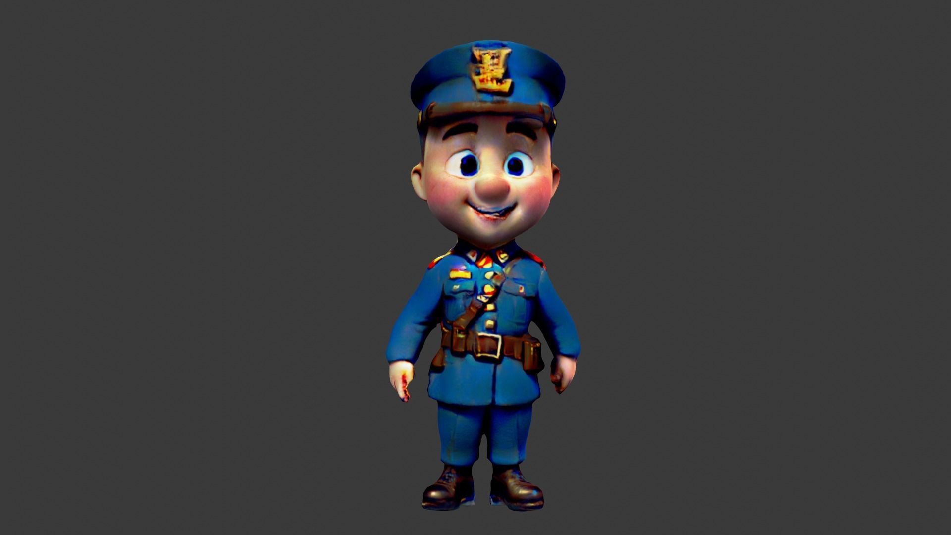 3D model World War II Pilot Soldier VR / AR / low-poly | CGTrader
