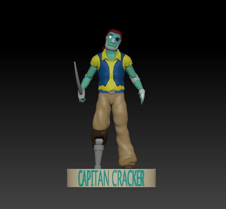 Cracker 3D model 3D printable | CGTrader