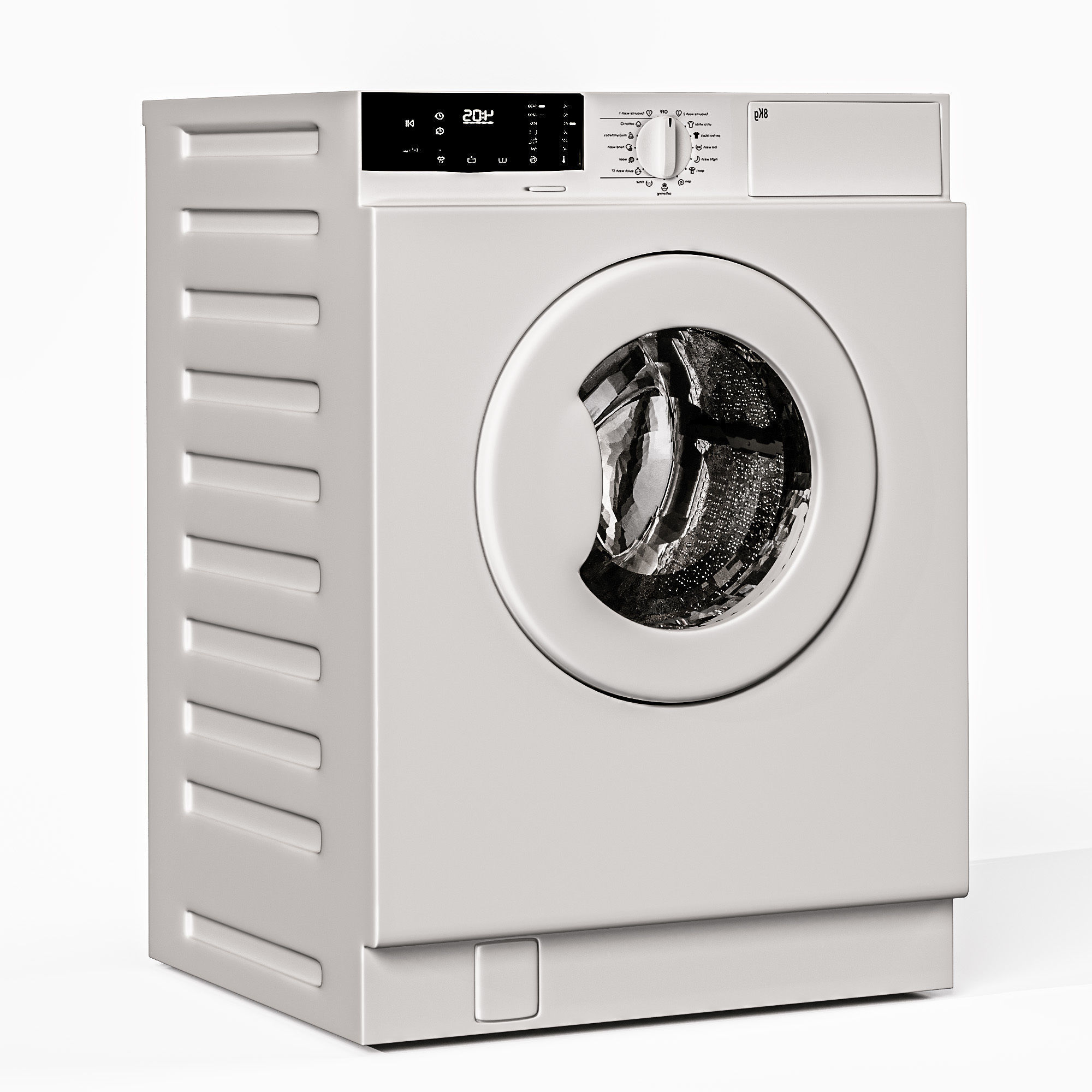 TVaTTAD Integrated washing machine free VR / AR / low-poly 3D model ...