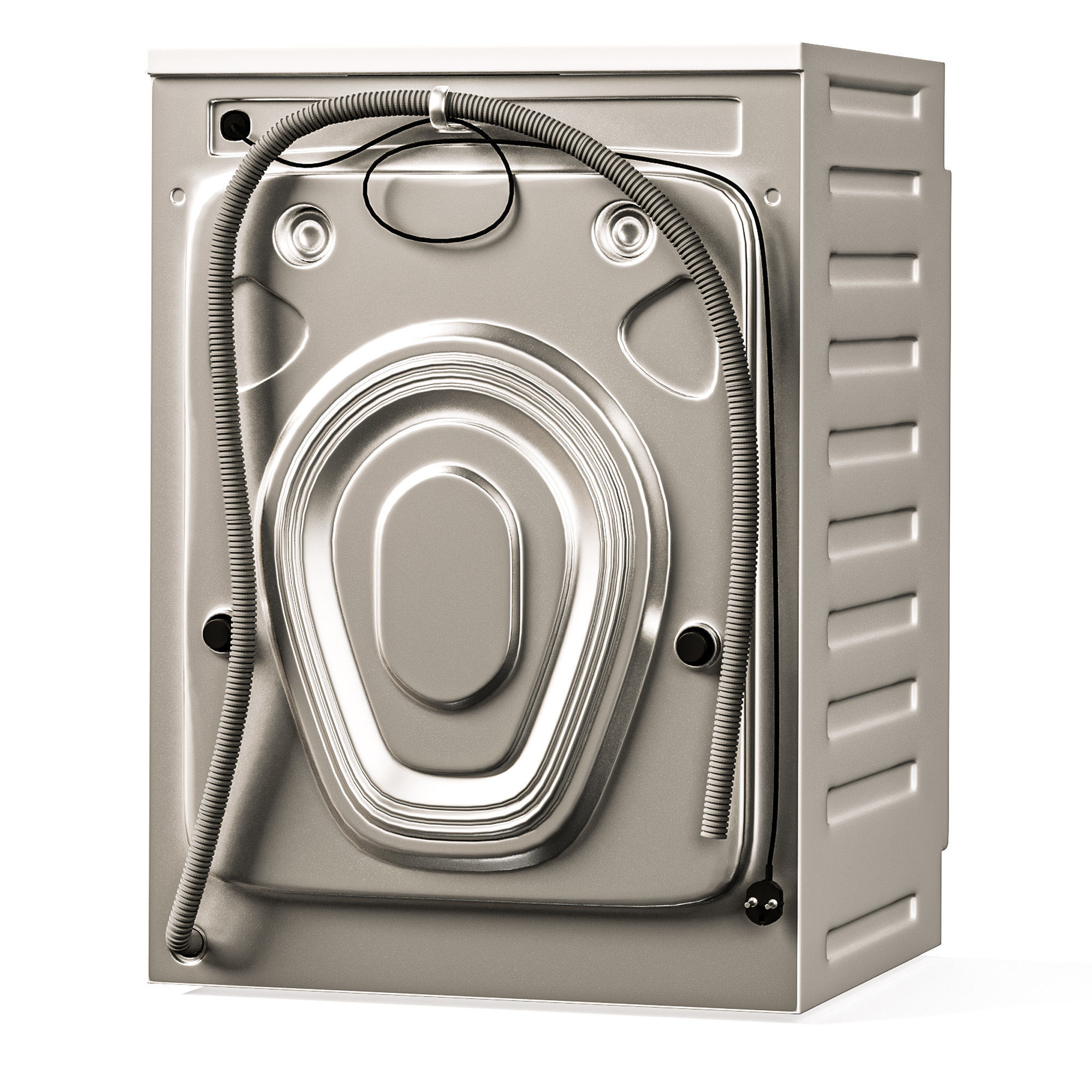 TVaTTAD Integrated washing machine free VR / AR / low-poly 3D model ...