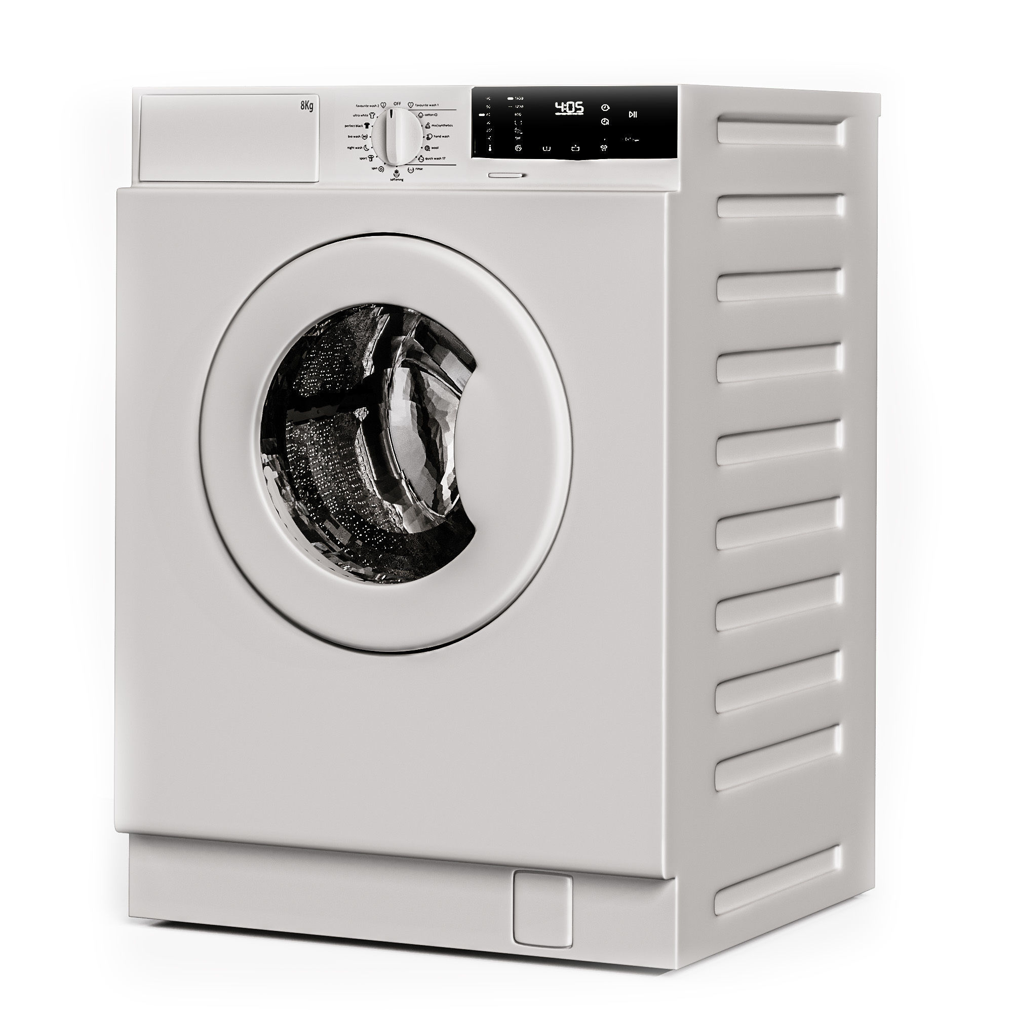 TVaTTAD Integrated washing machine free VR / AR / low-poly 3D model ...