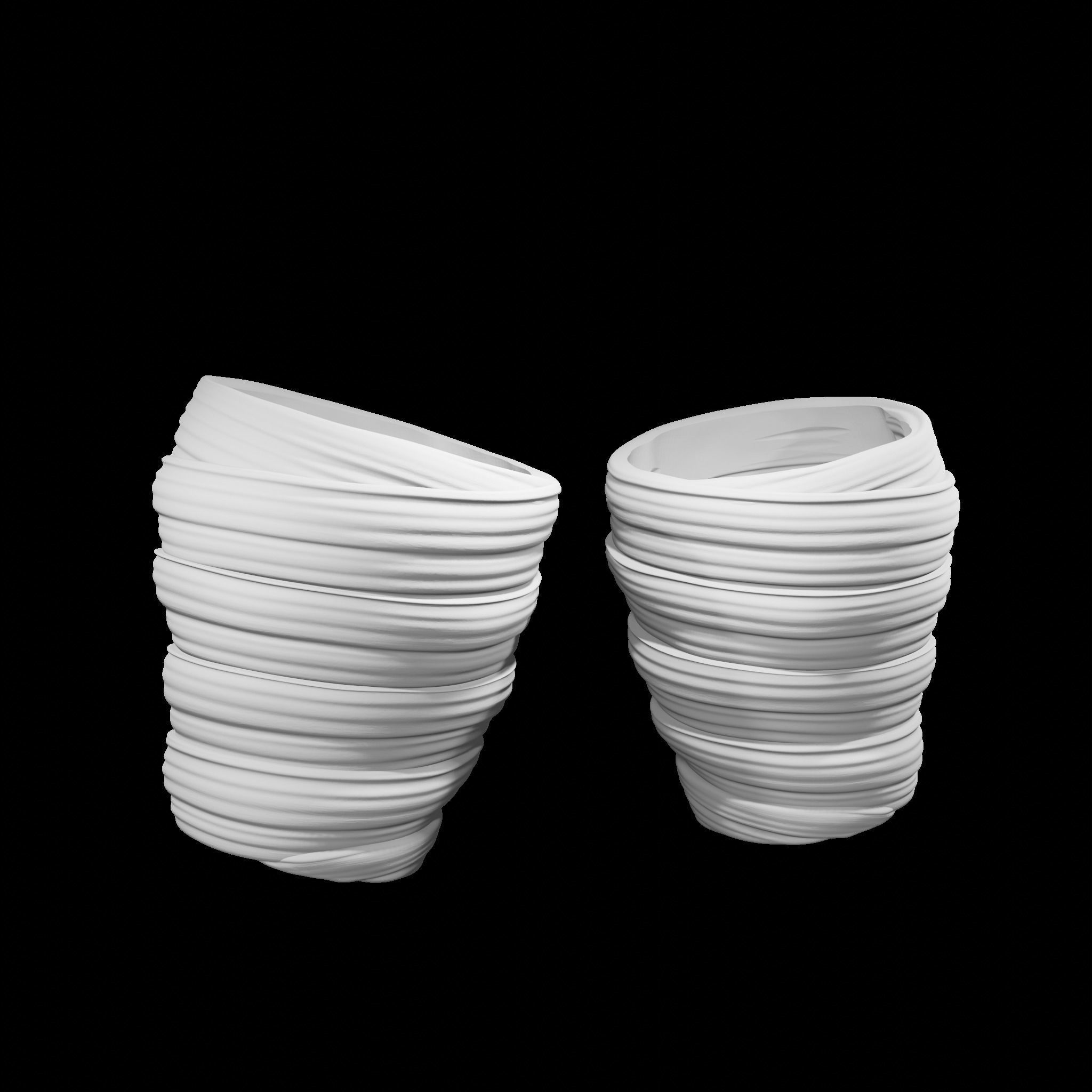 Kumpur wrapped wrist cuffs and full wrist wraps 3D model 3D printable ...