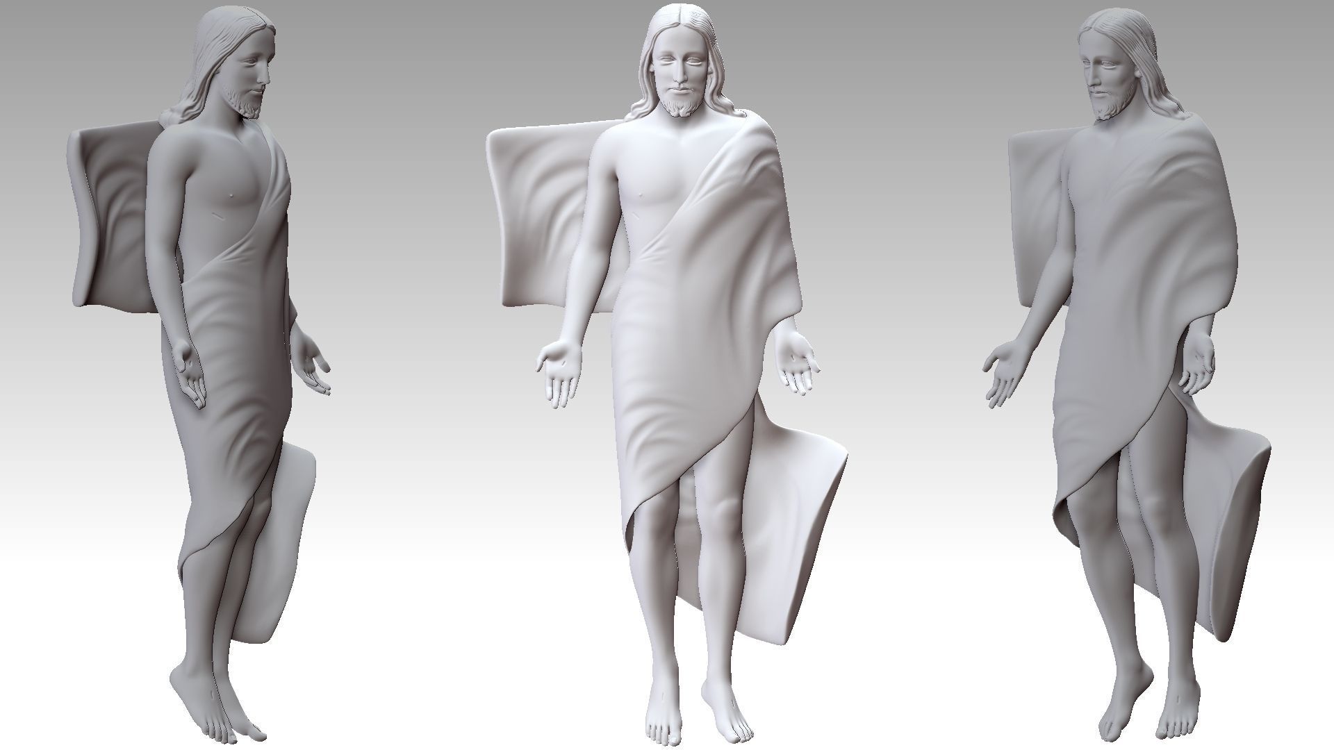 The Ascension of Jesus Christ 3D model 3D printable | CGTrader