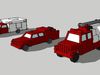Wildland Fire Engine Truck Set by Outland Models 3D Printable 3D model ...