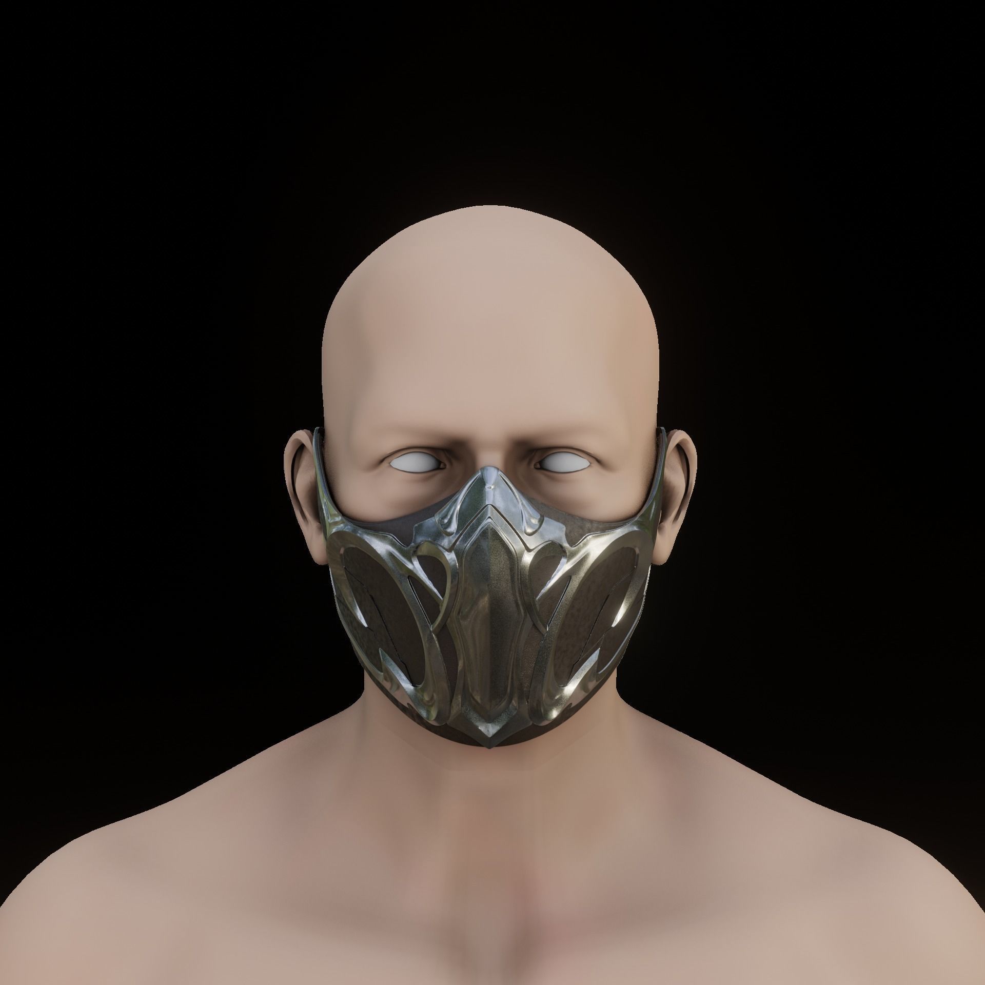 Sub Zero Mask Mortal Kombat 1 3D model 3D printable | CGTrader