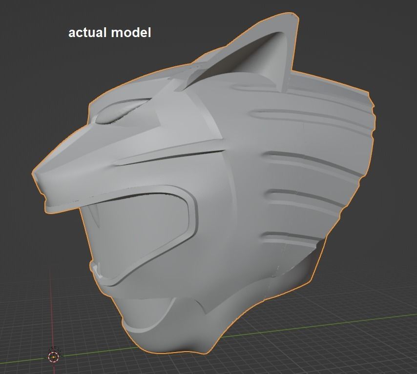 Power Rangers Wild Force Silver Ranger helmet Lunar Wolf Ranger 3D ...