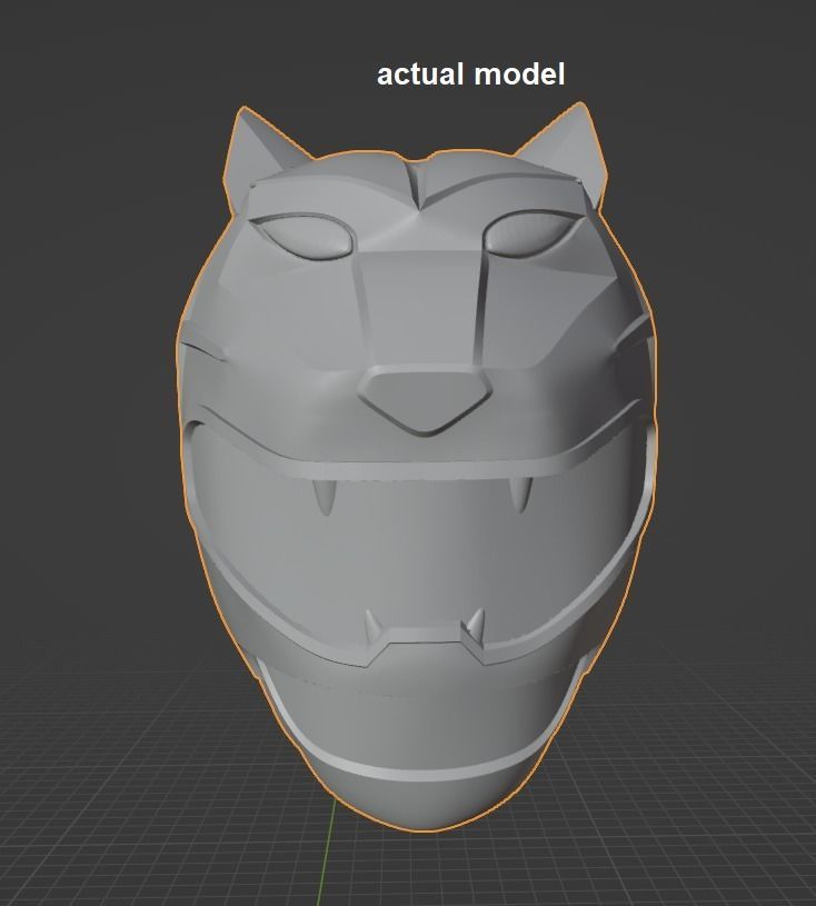 Power Rangers Wild Force Silver Ranger helmet Lunar Wolf Ranger 3D ...