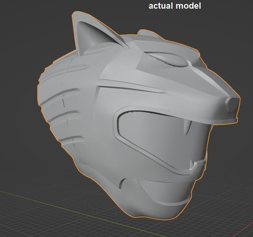 Power Rangers Wild Force Silver Ranger helmet Lunar Wolf Ranger 3D ...