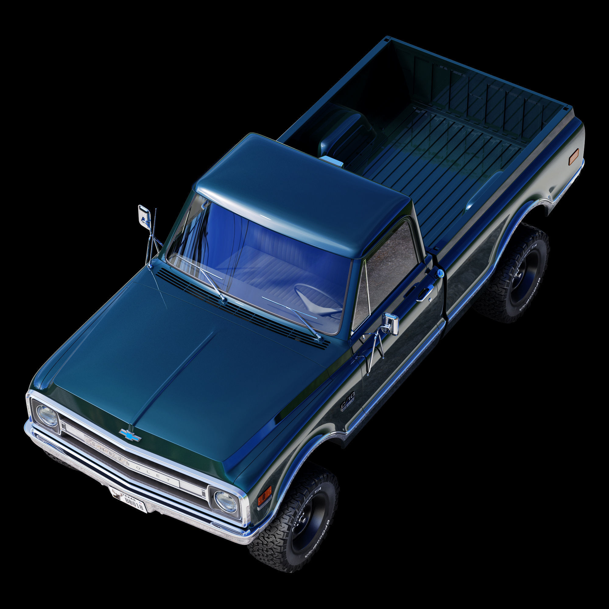Chevrolet C10 1970 3D model | CGTrader