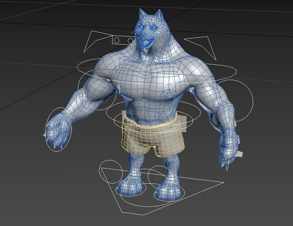 3D model Buff Doge - Game ready Character VR / AR / low-poly | CGTrader