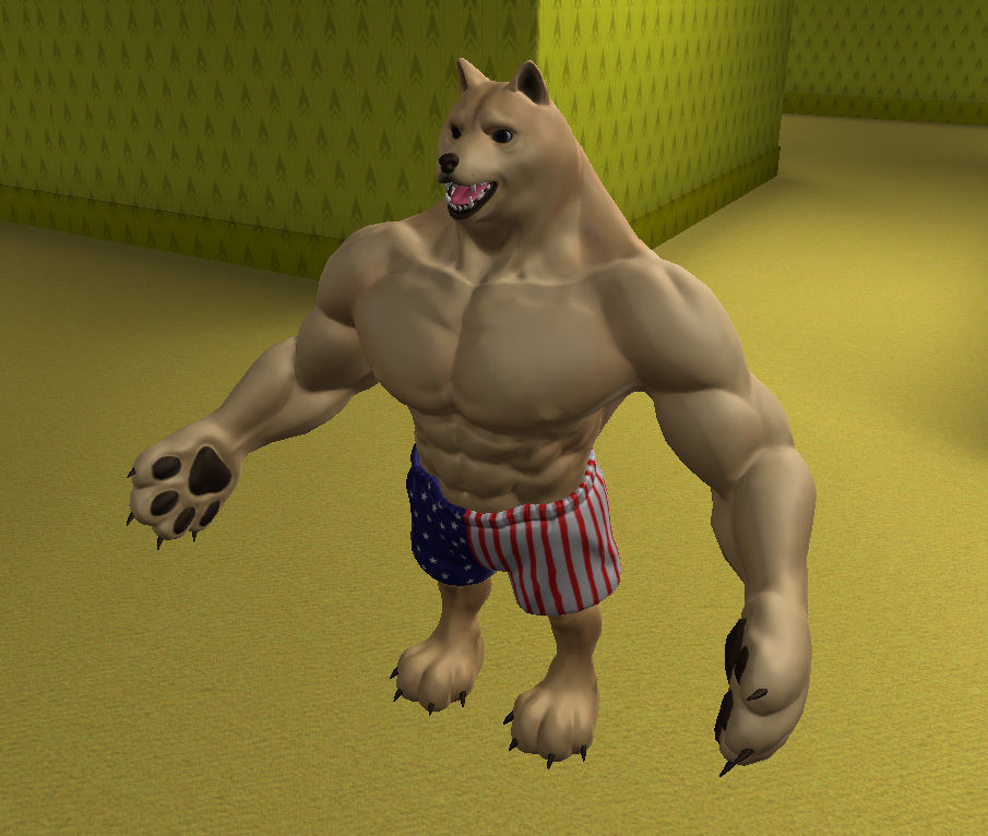 3D model Buff Doge - Game ready Character VR / AR / low-poly | CGTrader