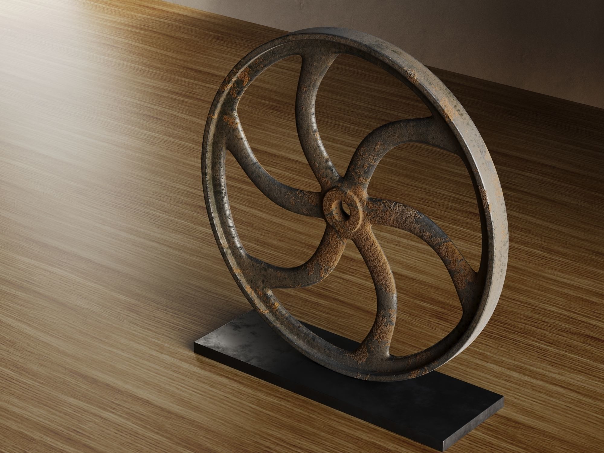 Sewing Machine Wheel 3D model | CGTrader