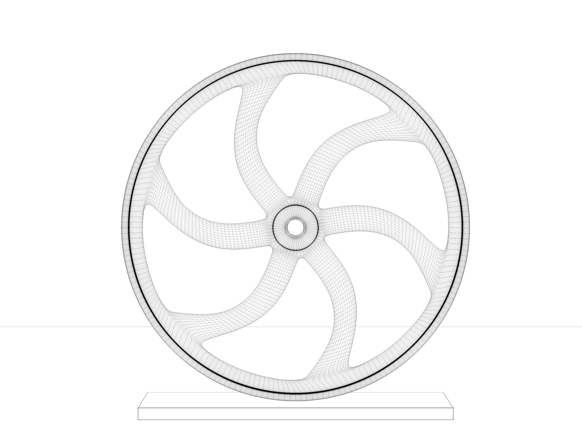 Sewing Machine Wheel 3D model | CGTrader