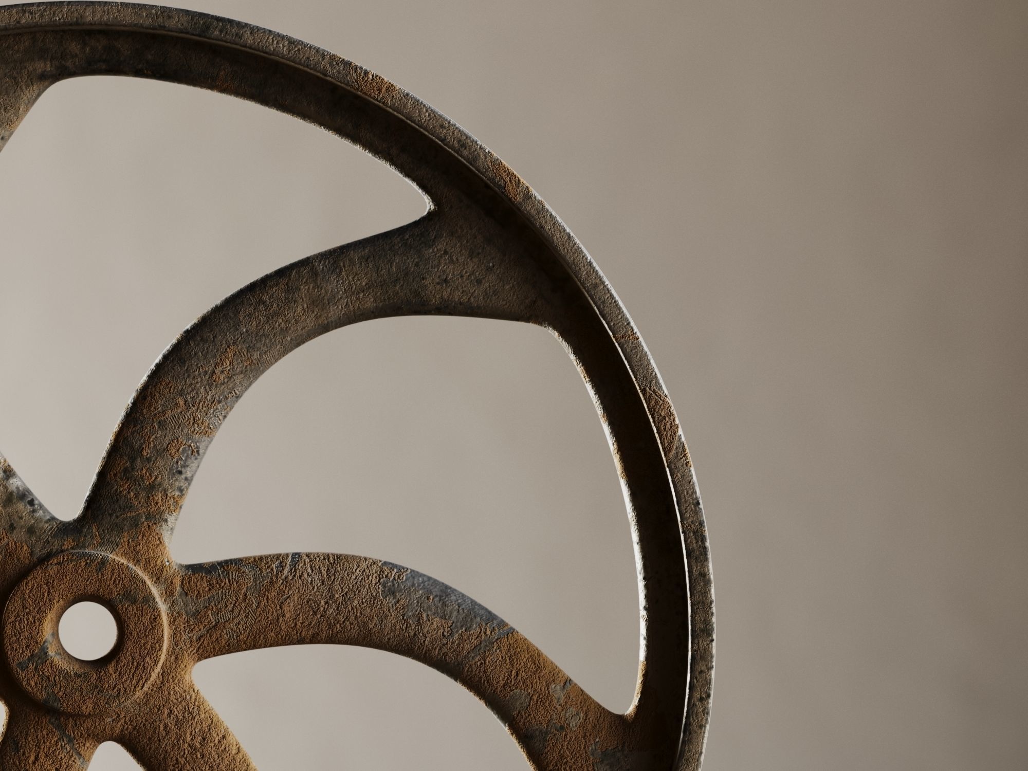 Sewing Machine Wheel 3D model | CGTrader