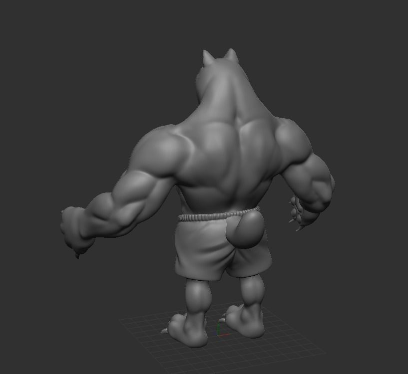 Buff Doge - High Res Decimated 3D model | CGTrader