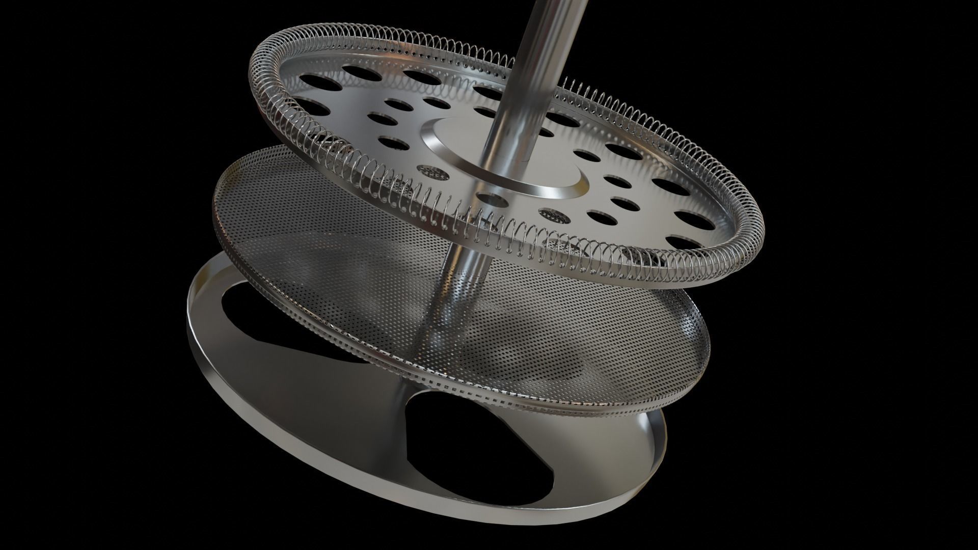Elegant French Press 3D Model 3D model | CGTrader