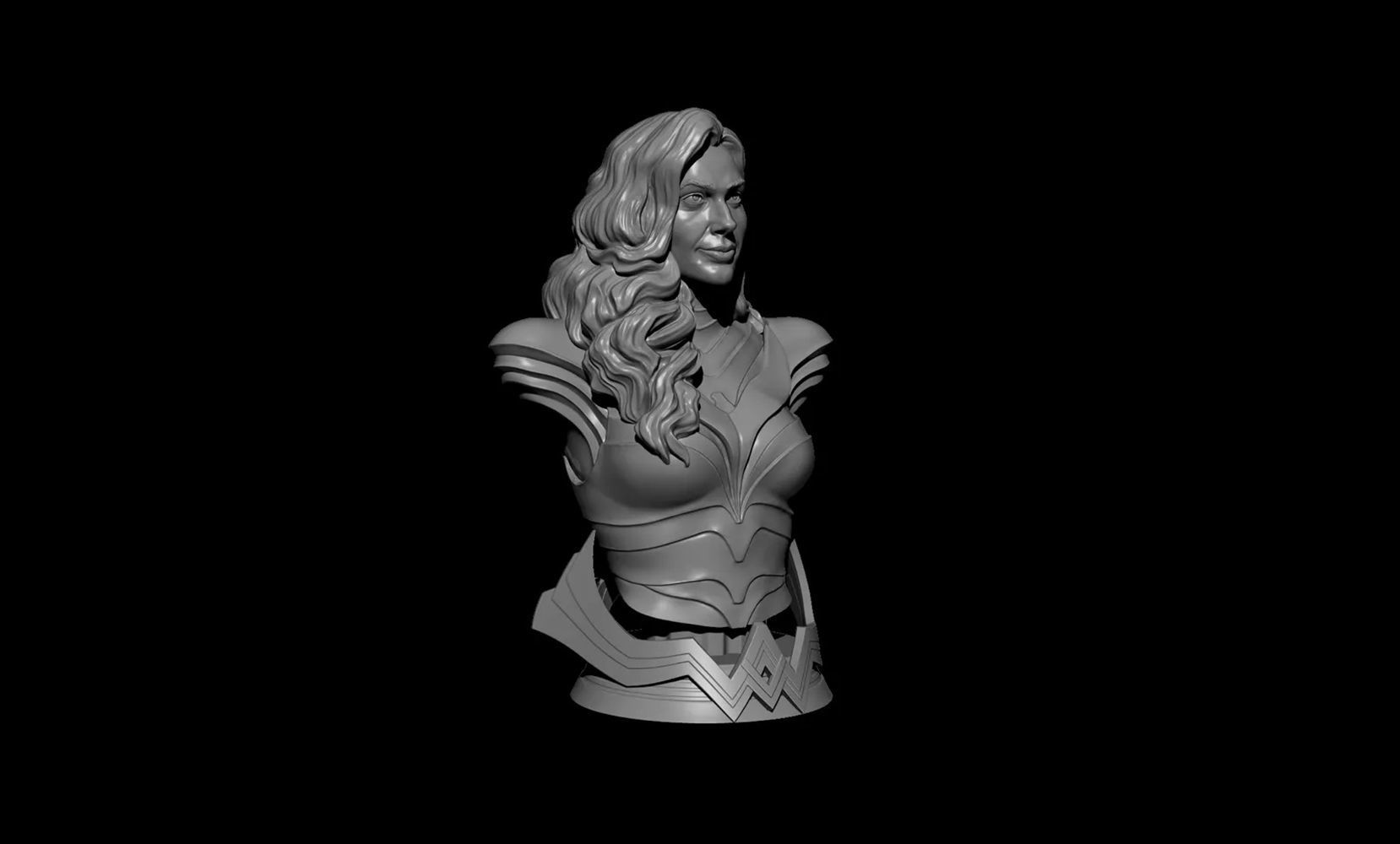 Wonder Woman 1984 Bust 3D Model Ready to Print STL 3D model 3D ...