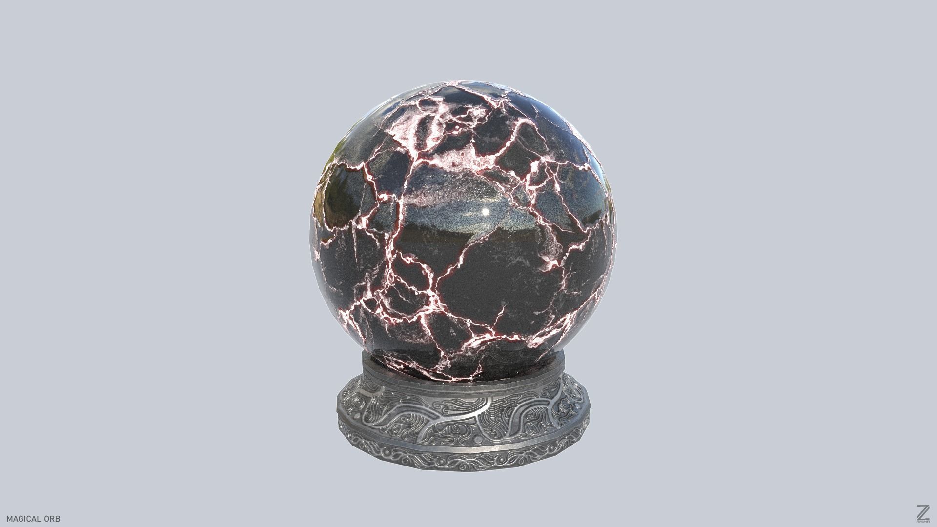 3D model Magical Orb VR / AR / low-poly | CGTrader