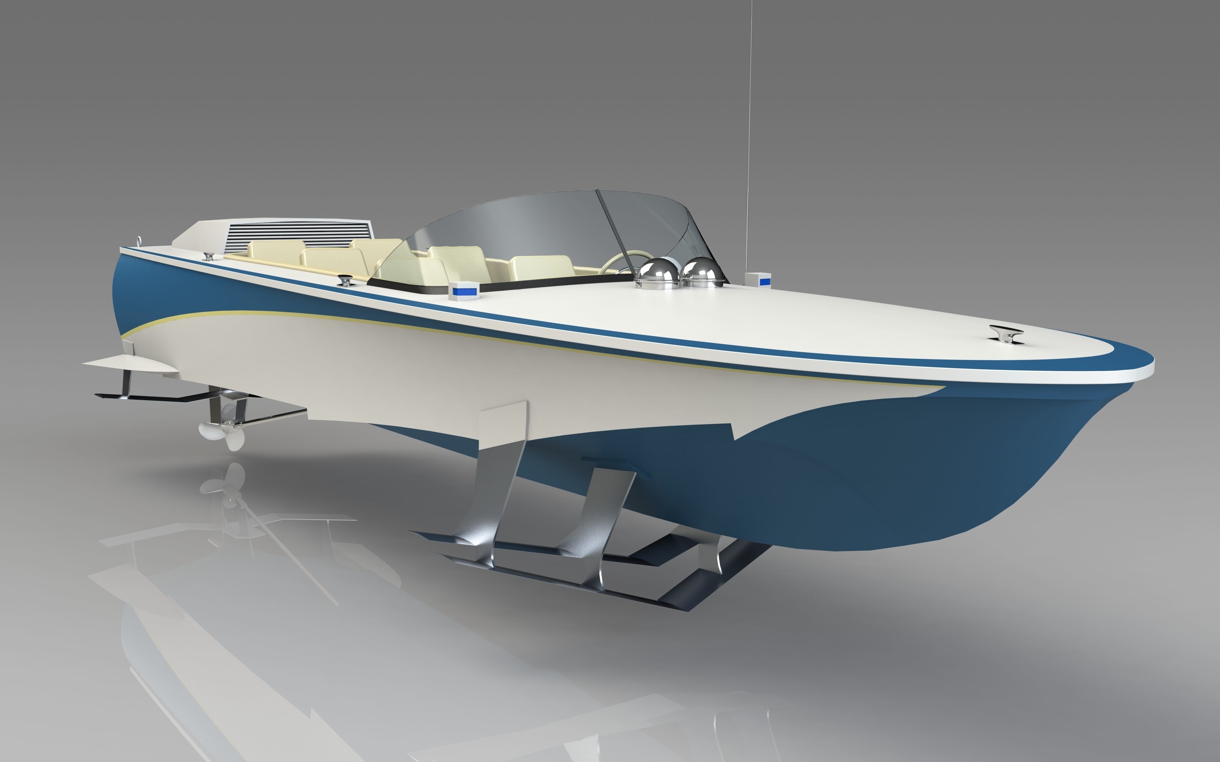 Volga Boat 3D model | CGTrader