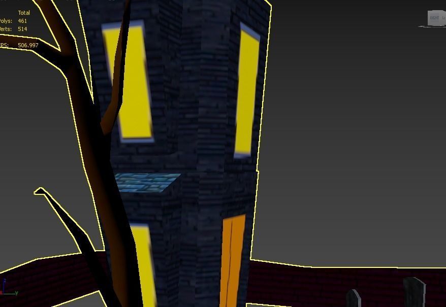 3D model The Haunted House Low Poly VR / AR / low-poly | CGTrader