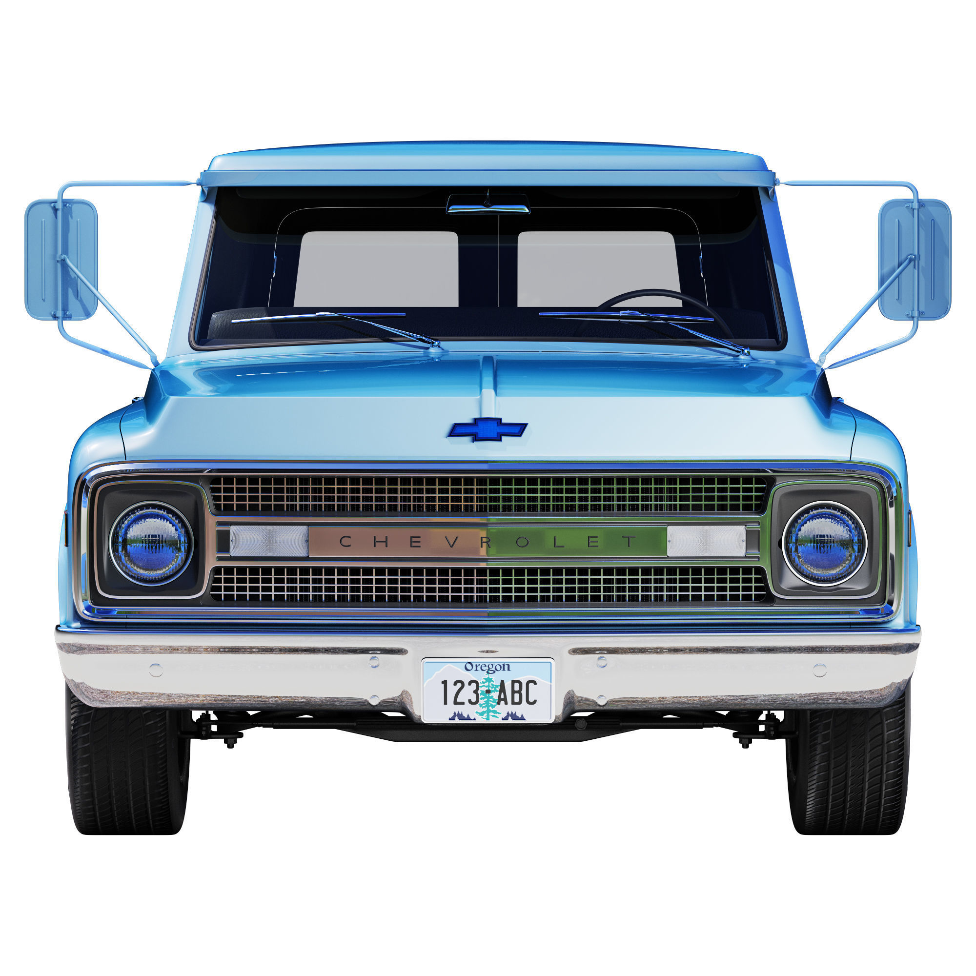 Chevrolet suburban 1969 panel truck 3D model | CGTrader