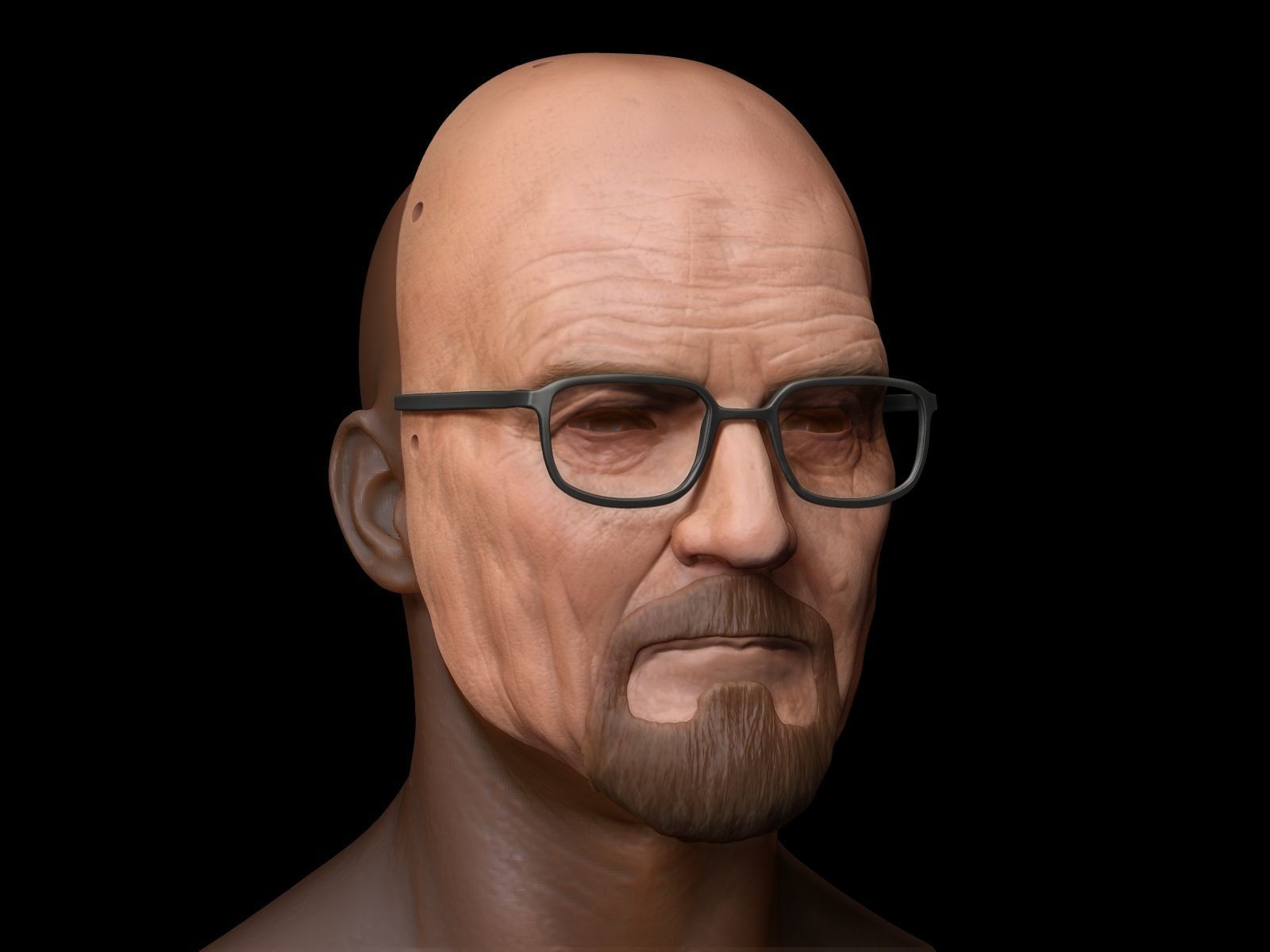 Walter White - Heisenberg - Breaking Bad 3D model 3D printable | CGTrader