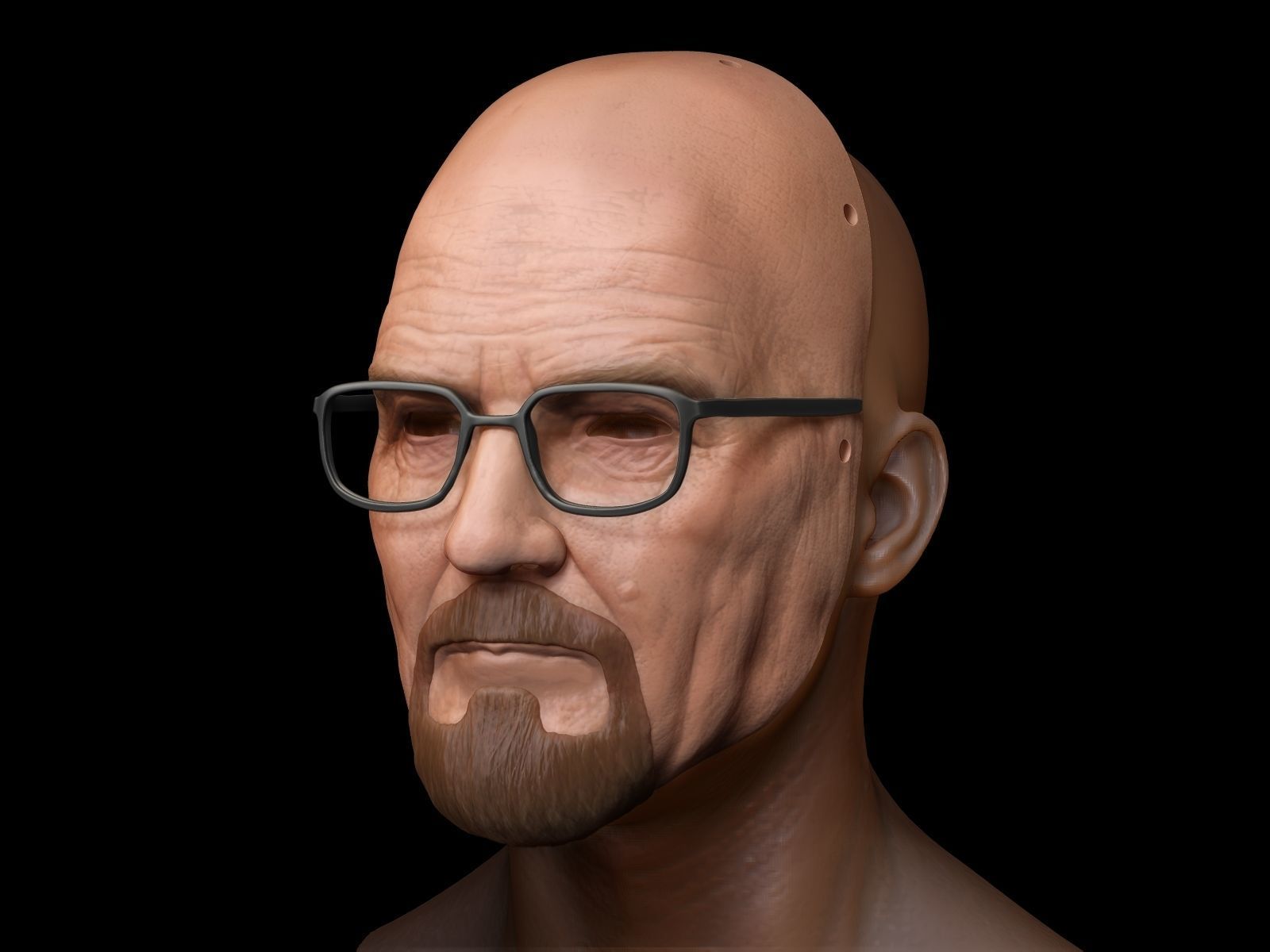 Walter White - Heisenberg - Breaking Bad 3D model 3D printable | CGTrader