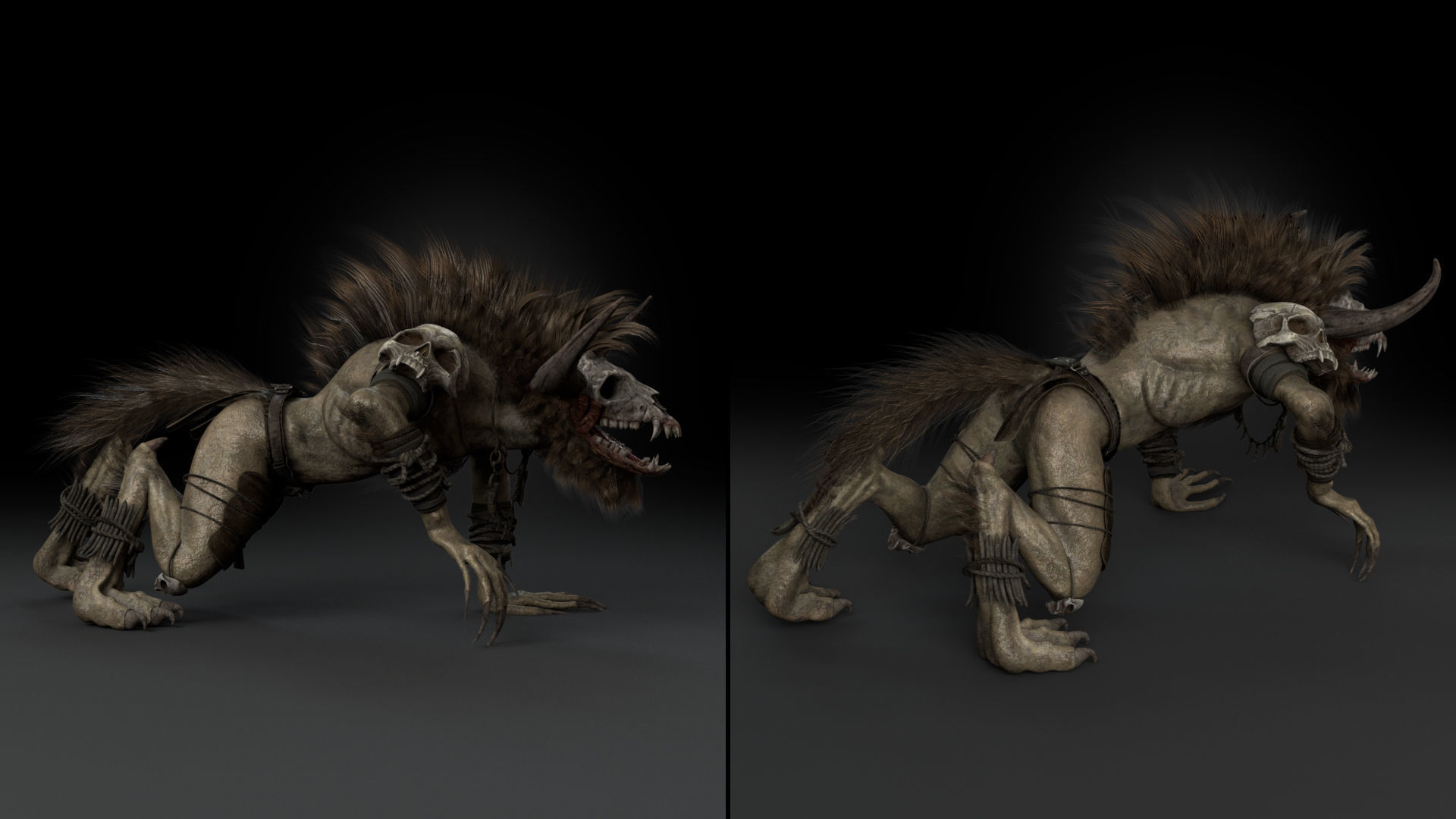 3D model Gloomfang Beast Rigged Game Ready VR / AR / low-poly | CGTrader