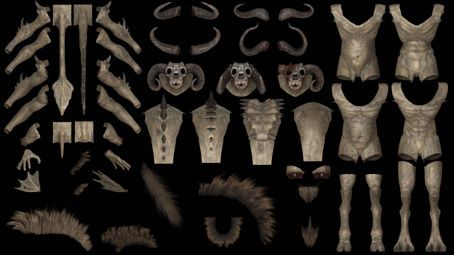 3D model Gloomfang Beast Rigged Game Ready VR / AR / low-poly | CGTrader
