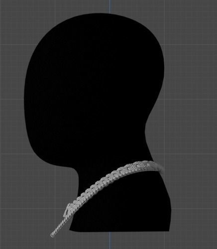 Precision forged cuban chain 3D model | CGTrader