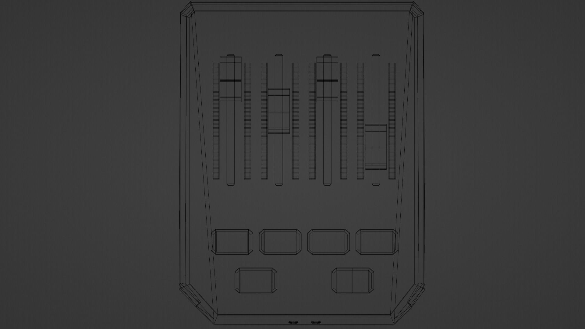 3D model Low Poly GoXLR Mini Audio Interface 3D Model VR / AR / low ...