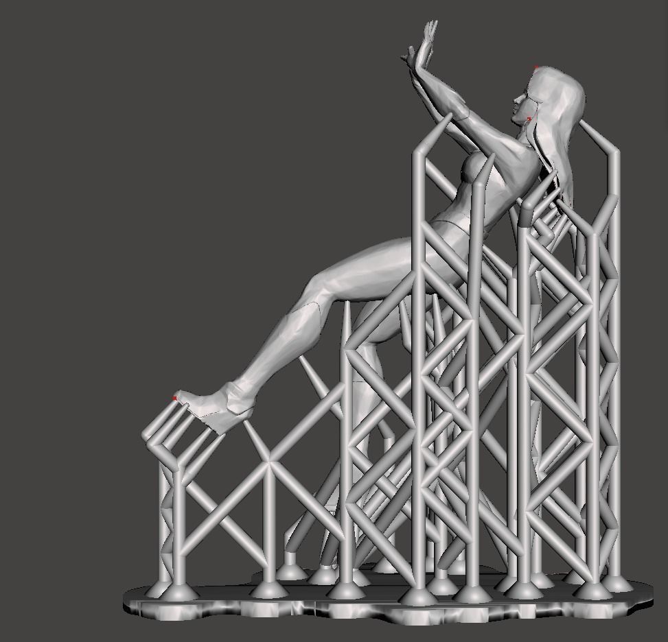 invisible woman 3d model for 3d printing 3D model 3D printable | CGTrader