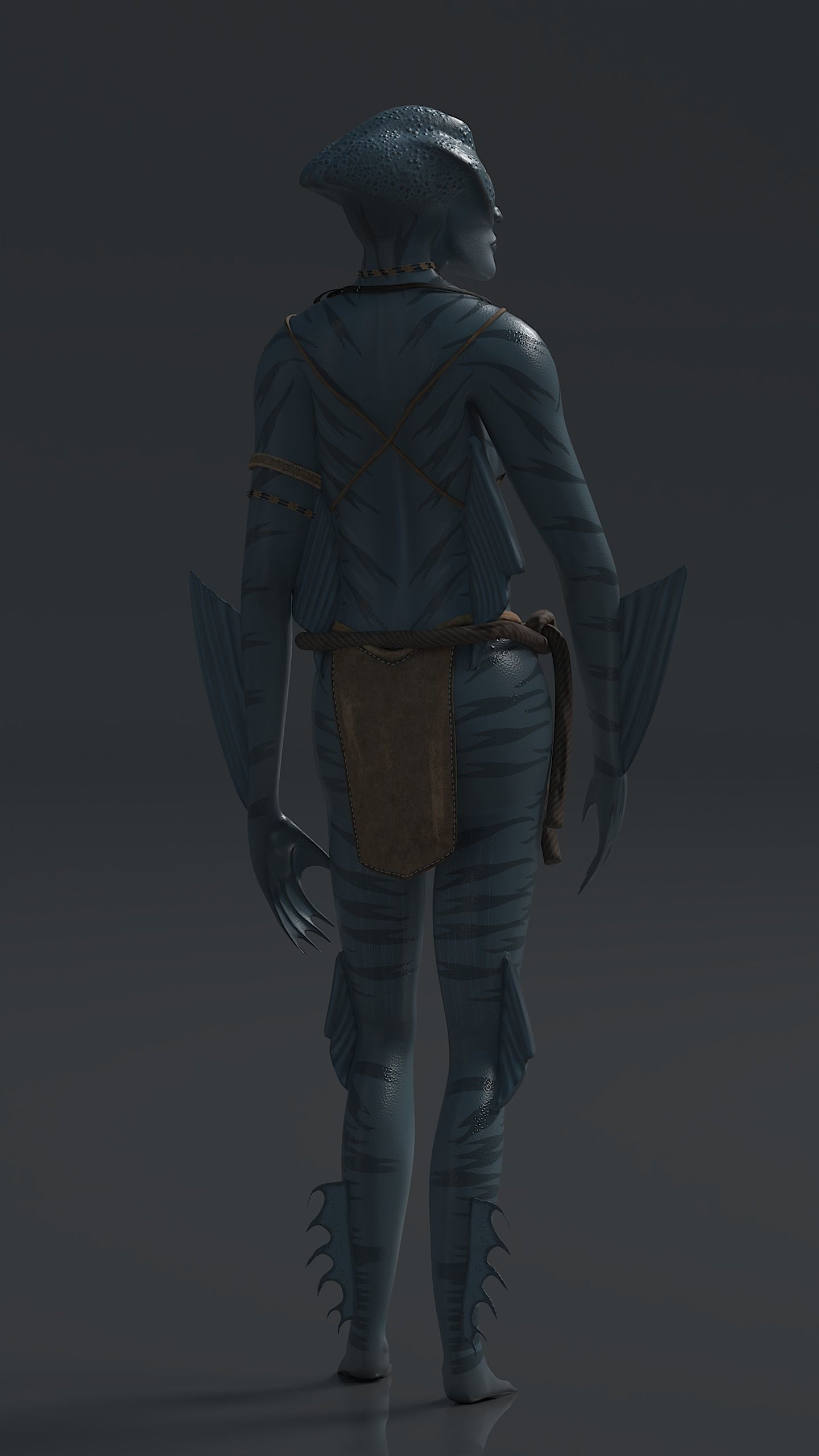 3D model Avatar mermaid concept art VR / AR / low-poly | CGTrader