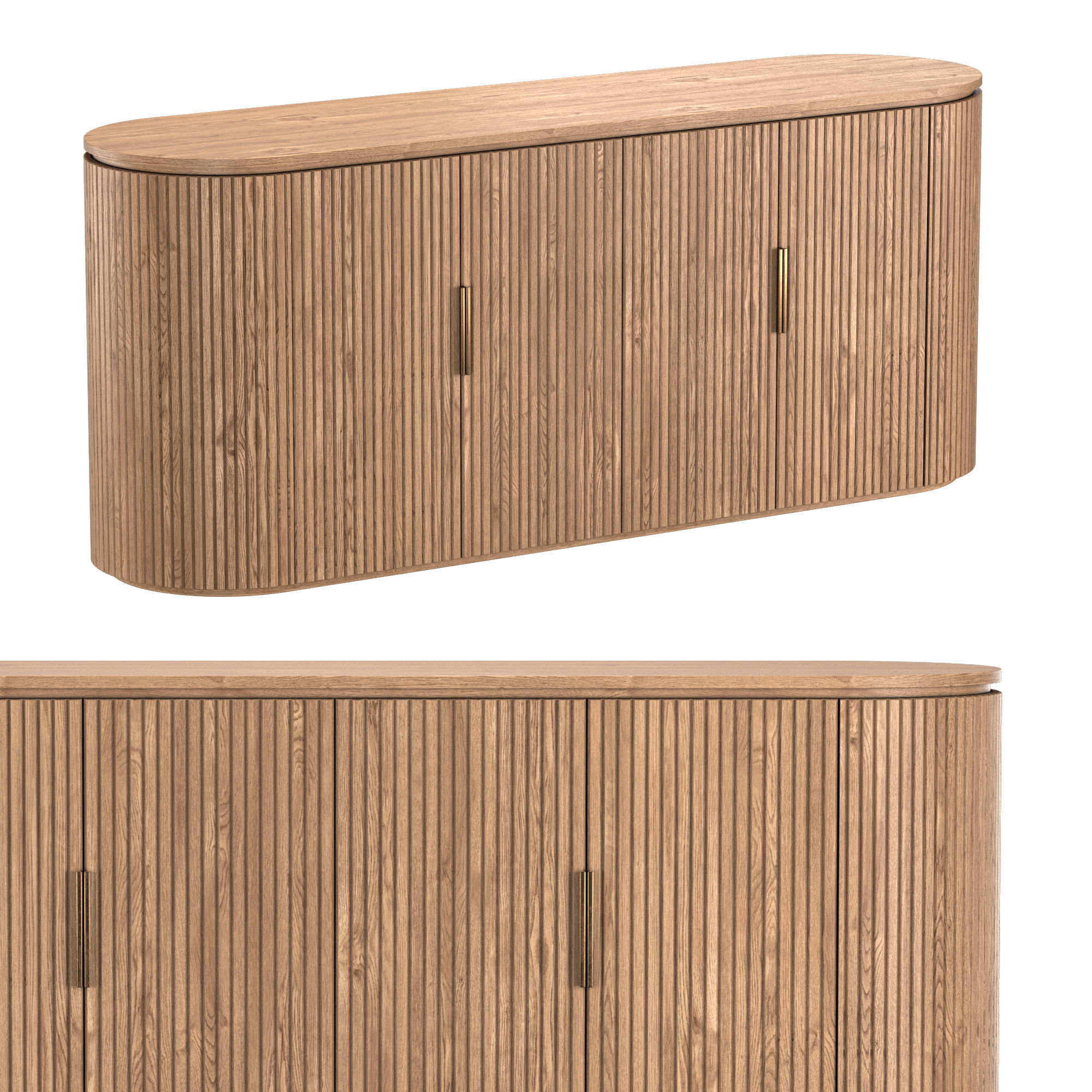 BYRON 4-DOOR SIDEBOARD 3D model | CGTrader