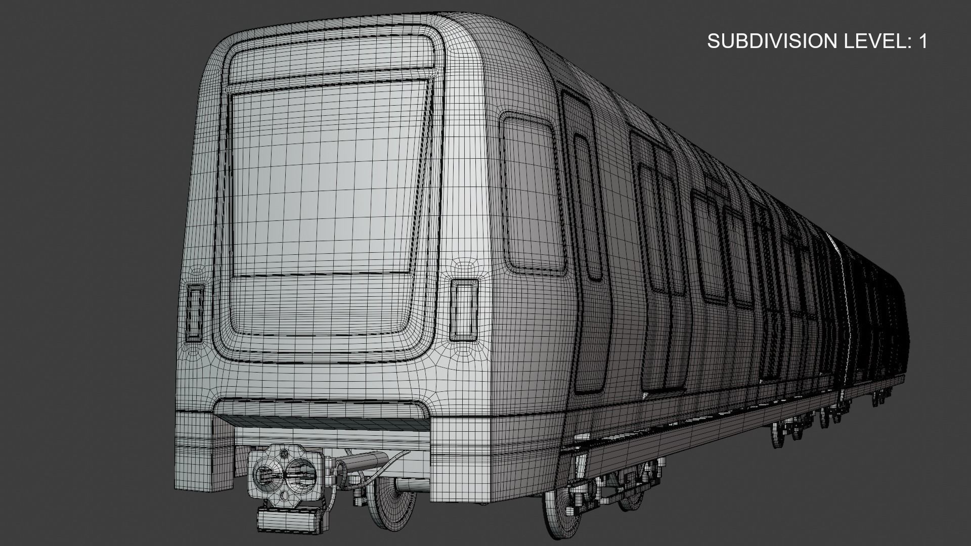 Stockholm metro train 3D model | CGTrader